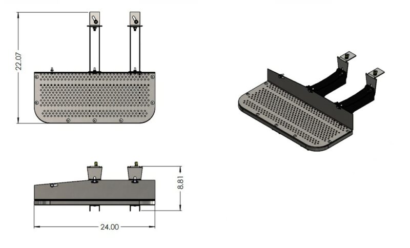ProMaster Driver Running Board Kit – Fenton Mobility