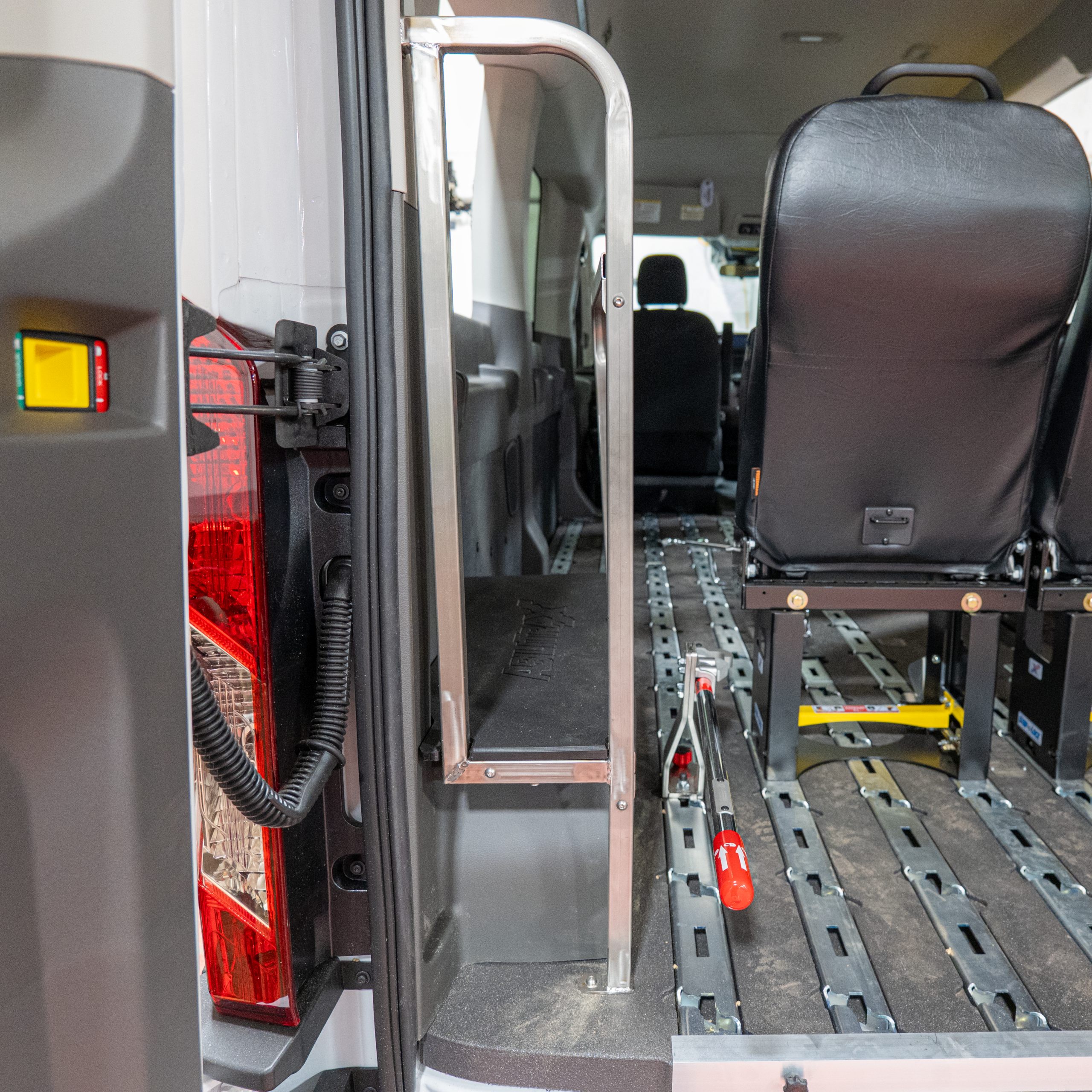 AbiliTrax Wheelchair Storage Rack – Streetside – Transit 130″ Wheelbase ...